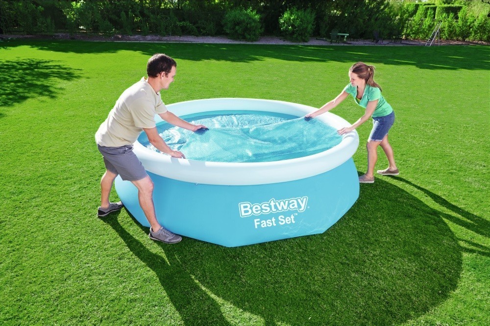 Обзор Bestway Fast Set. Бассейны с надувным верхом и наземным размещением